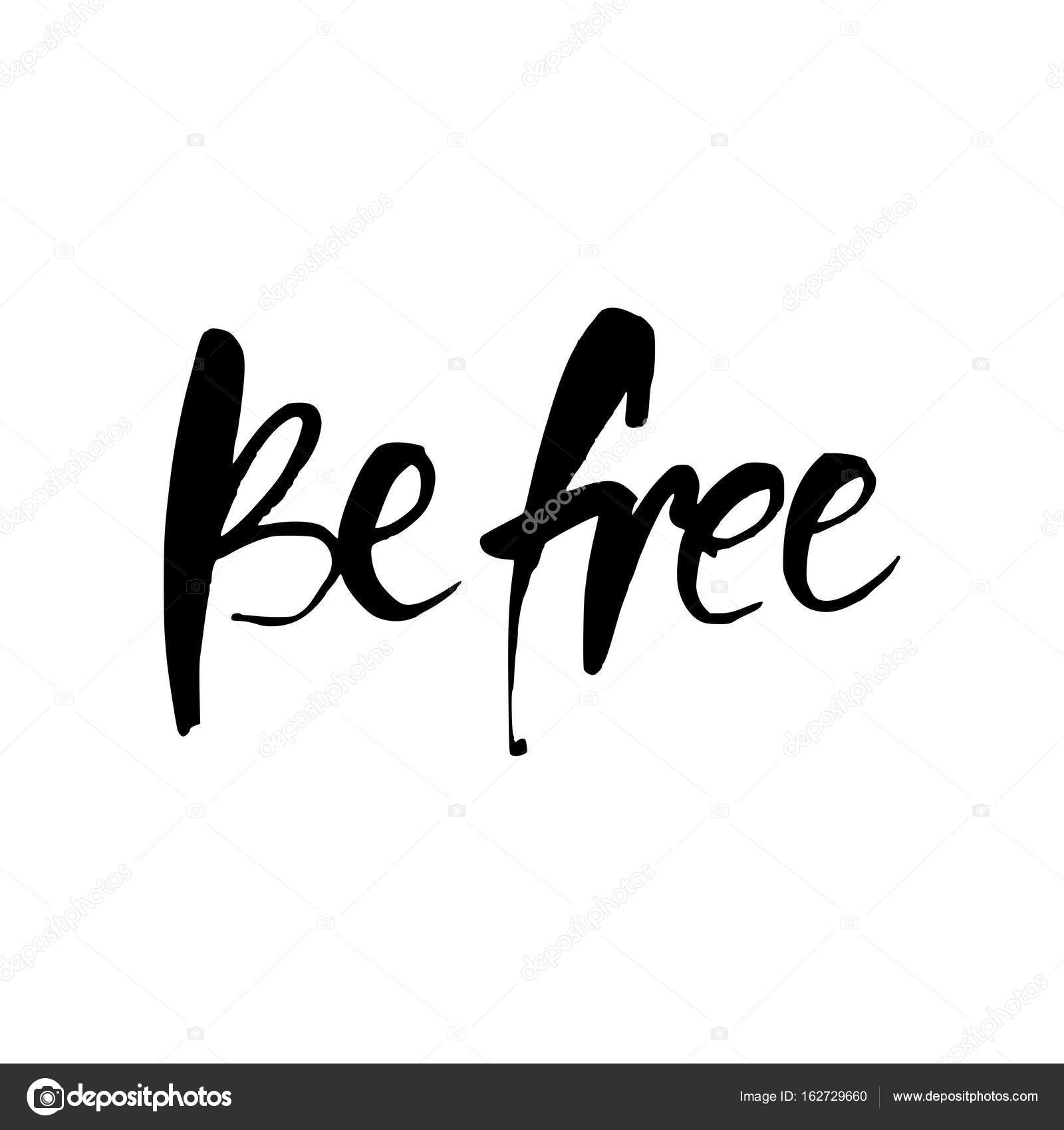 Be free template Stock Vector by ©antoshkaforever 162729660