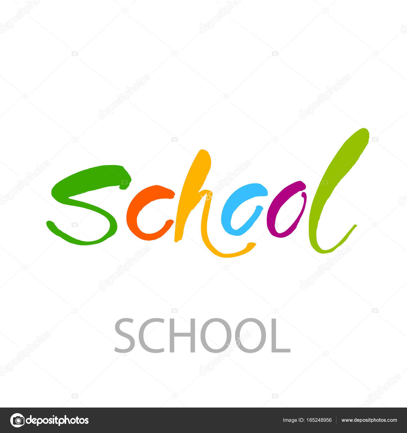 School lettering template Stock Vector Image by ©antoshkaforever #165248956