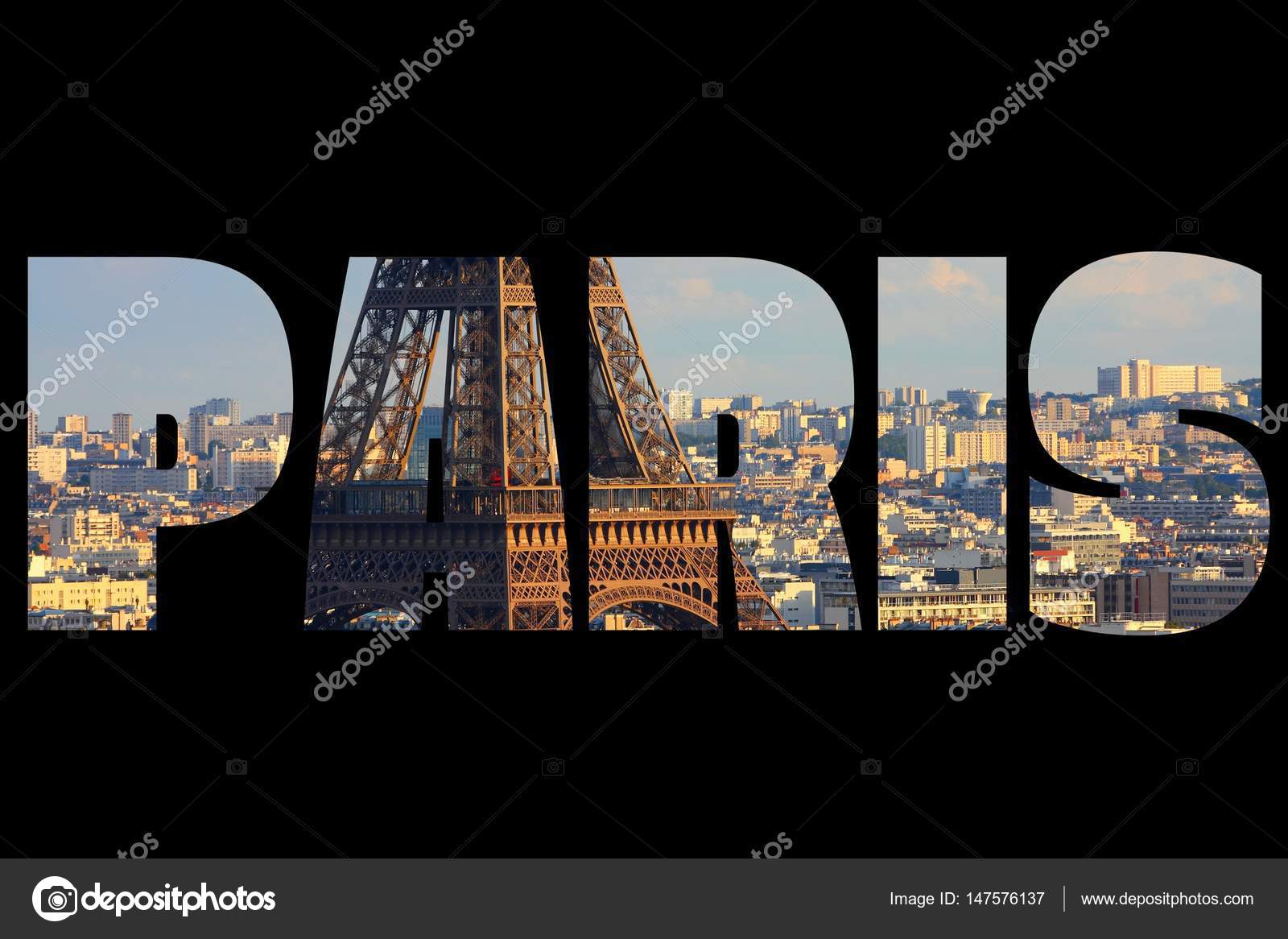 Parijs teken tekst — Stockfoto © tupungato #147576137