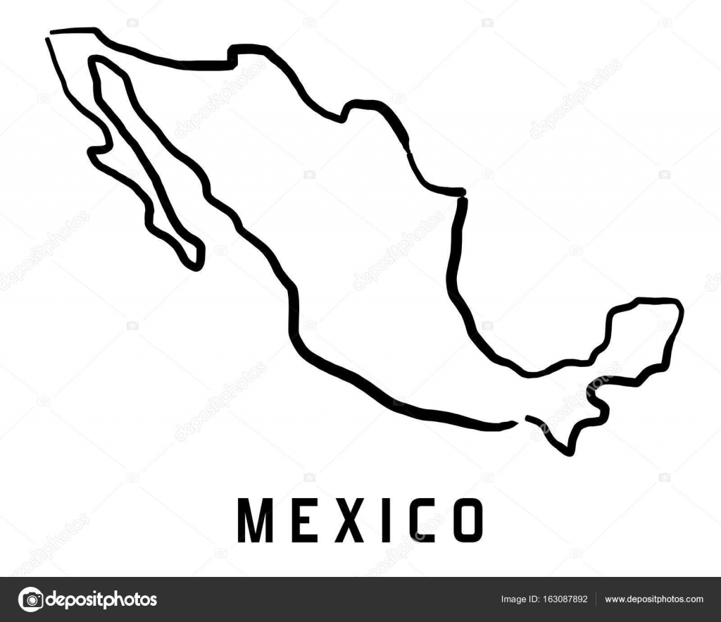 Esboço do mapa México Vetor de stock de ©tupungato 163087892