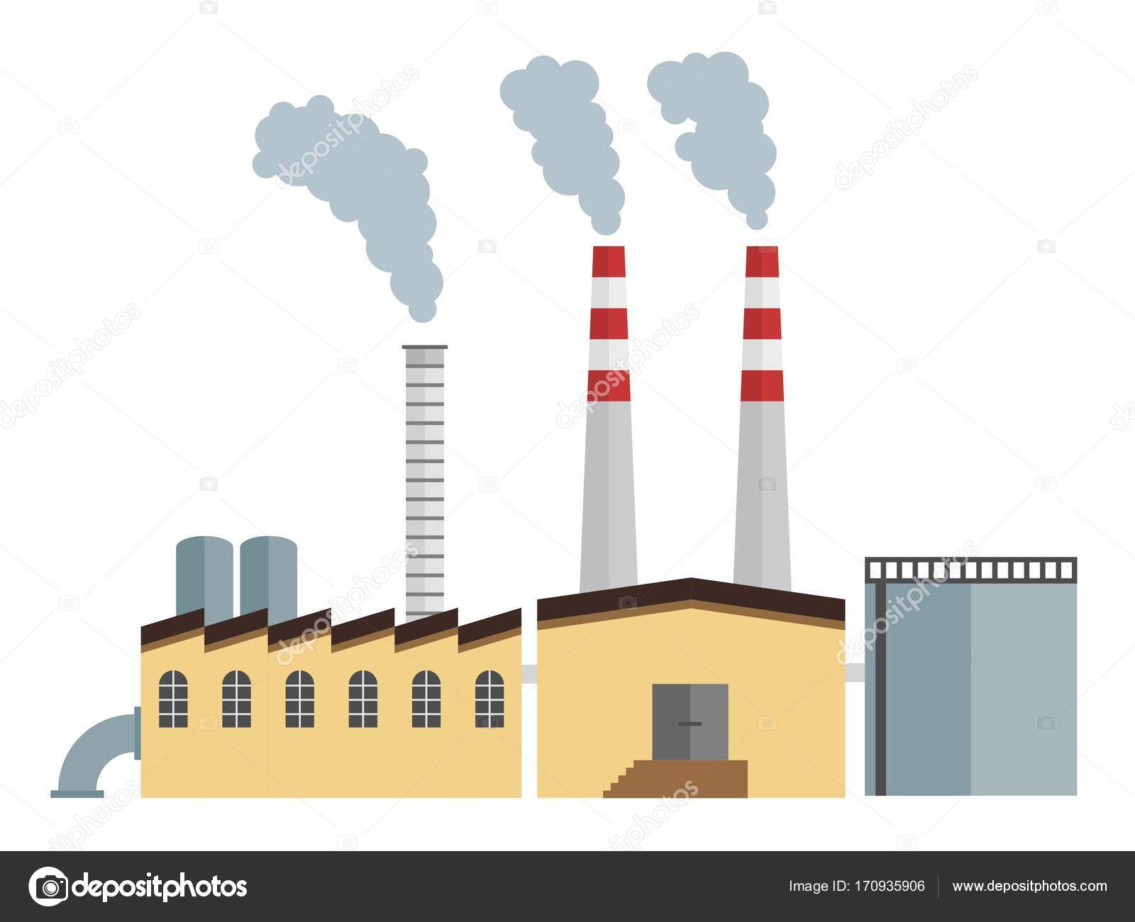 Factory vector graphics Stock Vector by ©tupungato 170935906 Factory vector graphics Stock Vector by ©tupungato 170935906
