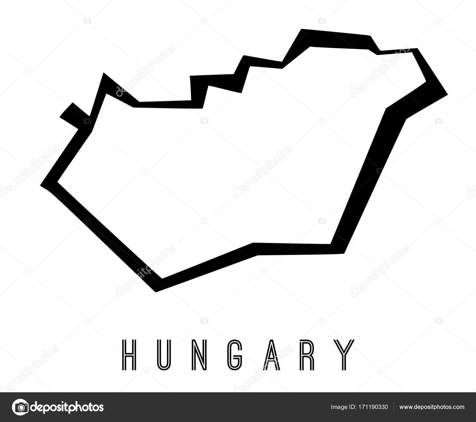 Hungary logo map Stock Vector Image by ©tupungato #171190330