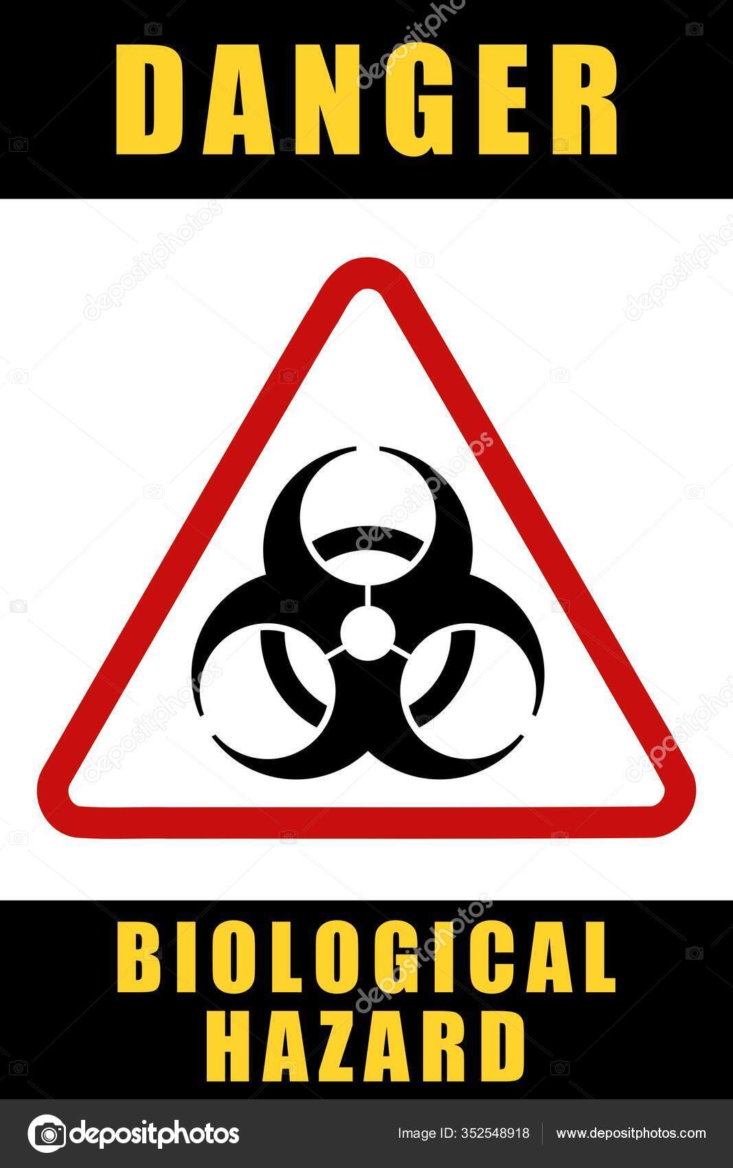 Symbole De Danger Biologique