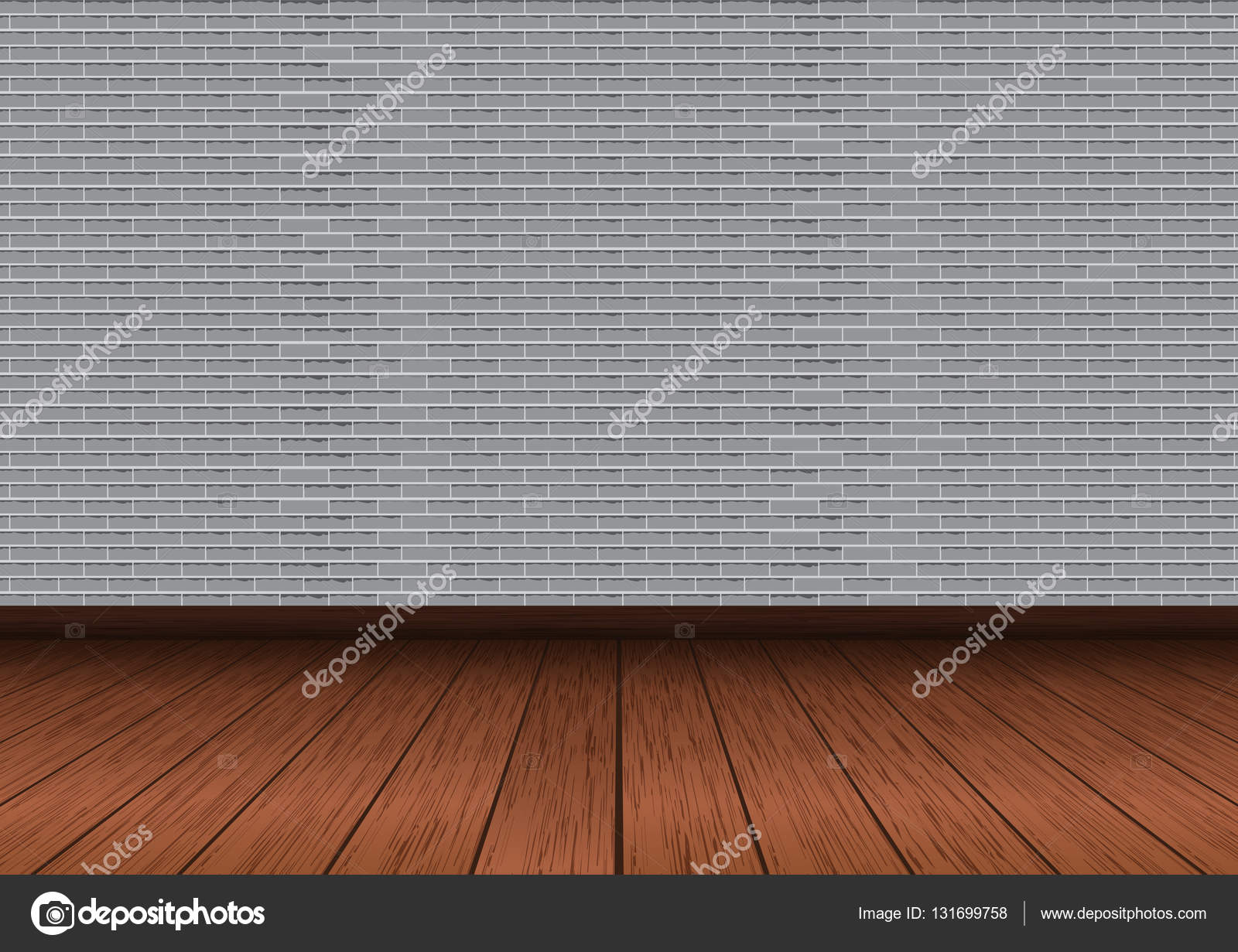 Gray brick wall vector illustration Stock Vector by ©Pitsanu 131699758