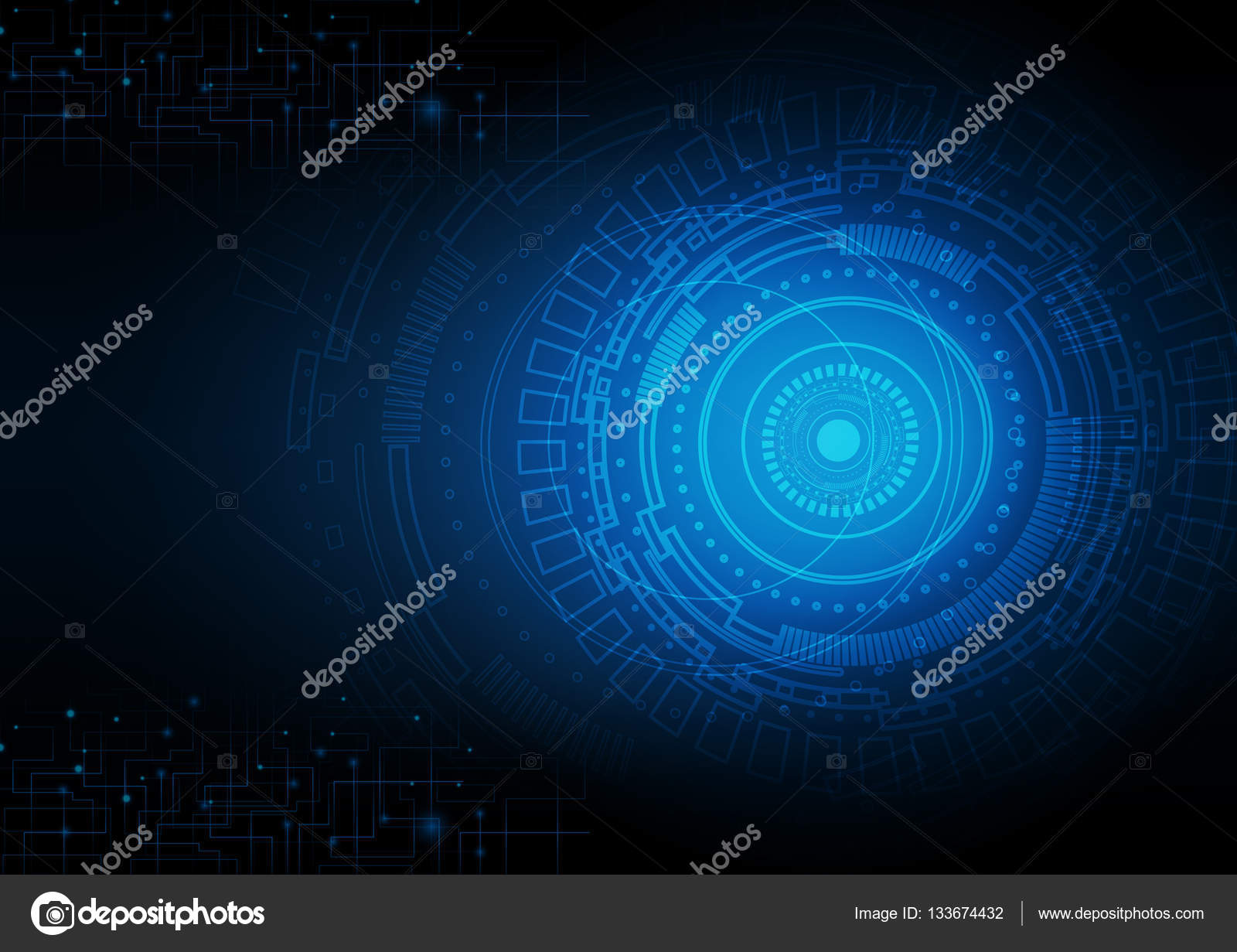 Abstract data technology background vector illustration Stock Vector by ...