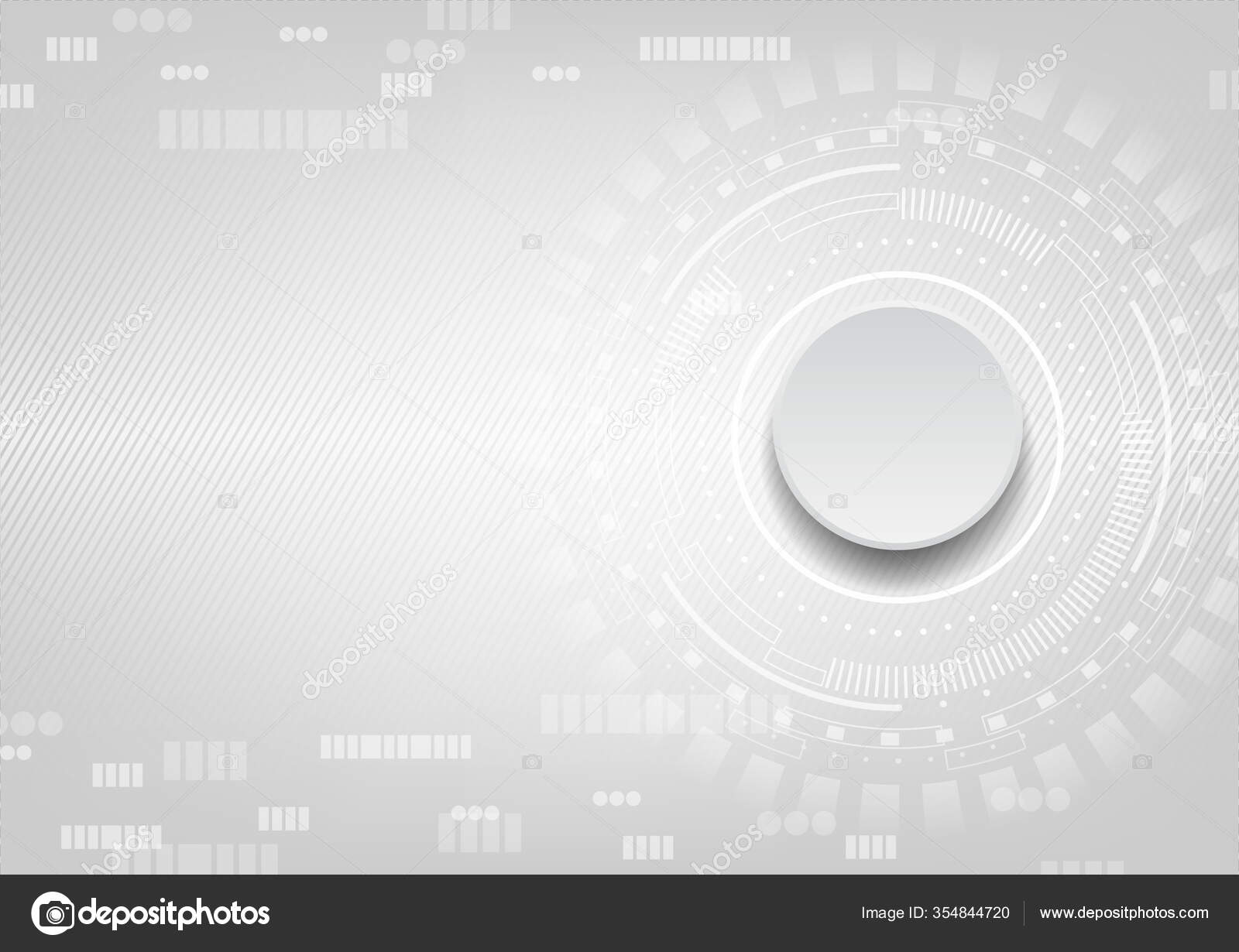 Gray Button White User Interface Background Small Dots Rectangles ...