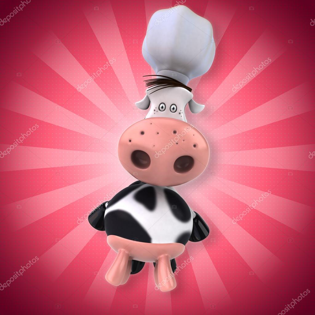 Cartoon Cow Chef