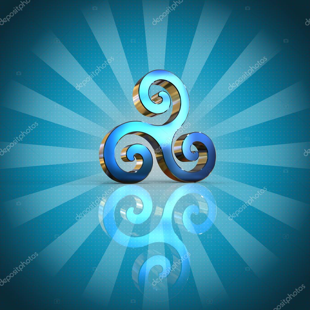 Triskel, symbol - Illustration Stock Photo by ©julos 127157280