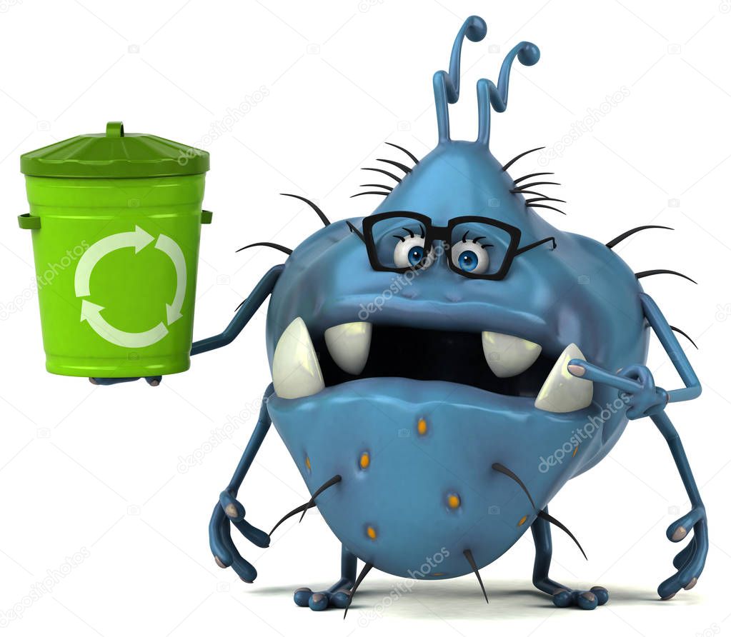 personaje de dibujos animados celebración de bin 2022