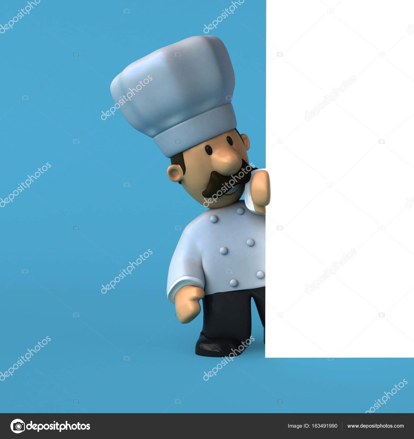 Fun chef cartoon character — Stock Photo © julos #163491990