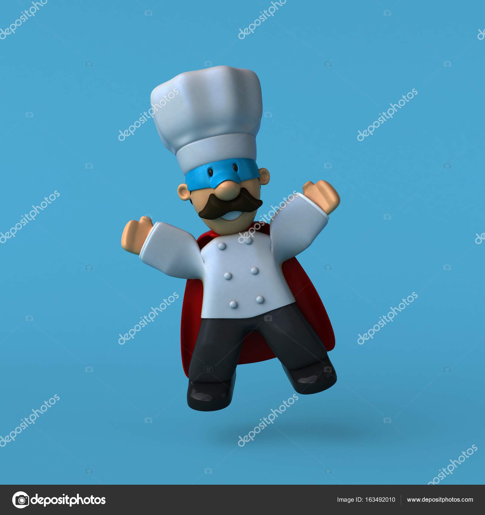 Fun chef cartoon character — Stock Photo © julos #163492010