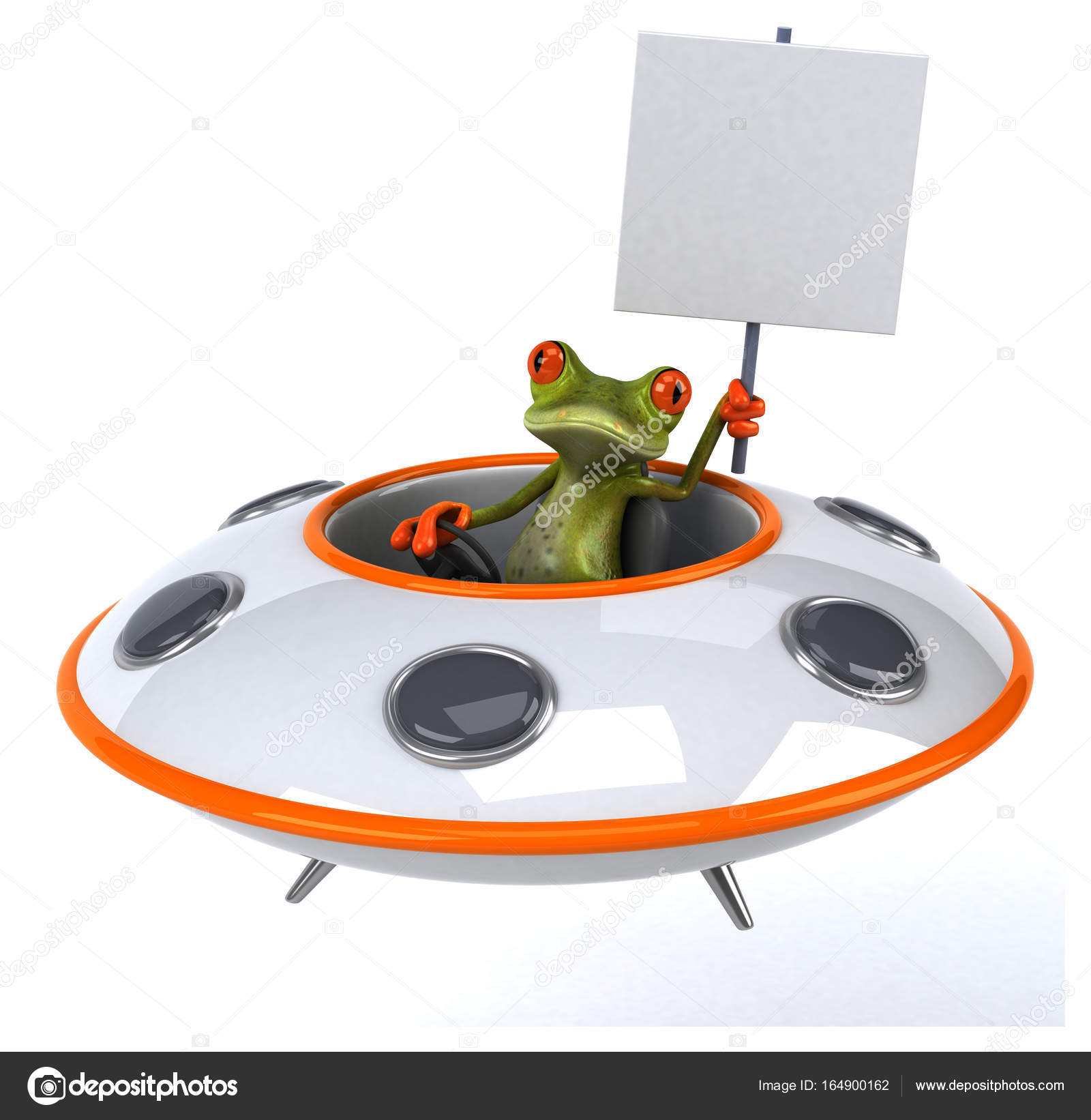 Space Shuttle On Frog