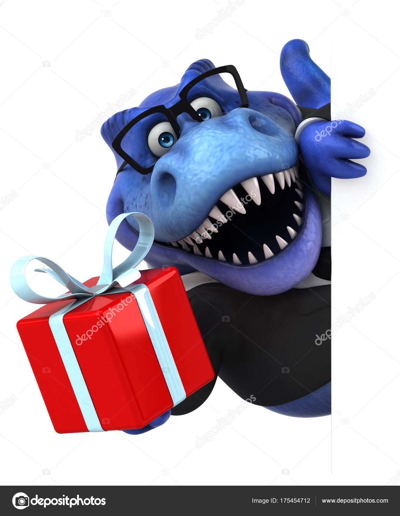 Cartoon Character Gift Illustration Stock Photo by ©julos 175454712