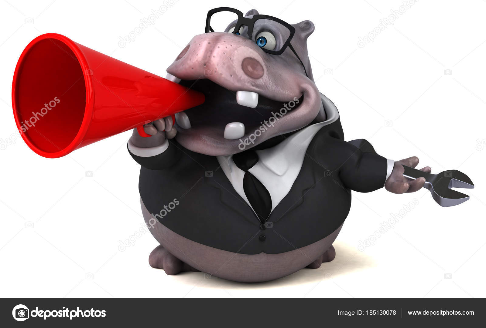 Fun Cartoon Character Tool Illustration — Stock Photo © julos #185130078