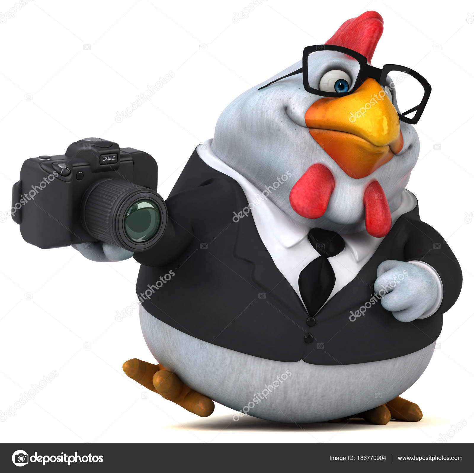 Fun Cartoon Character Camera Illustration — Stock Photo © julos #186770904