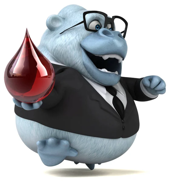 Fun Cartoon Character Drop Illustration — Stock Photo © julos #181224848