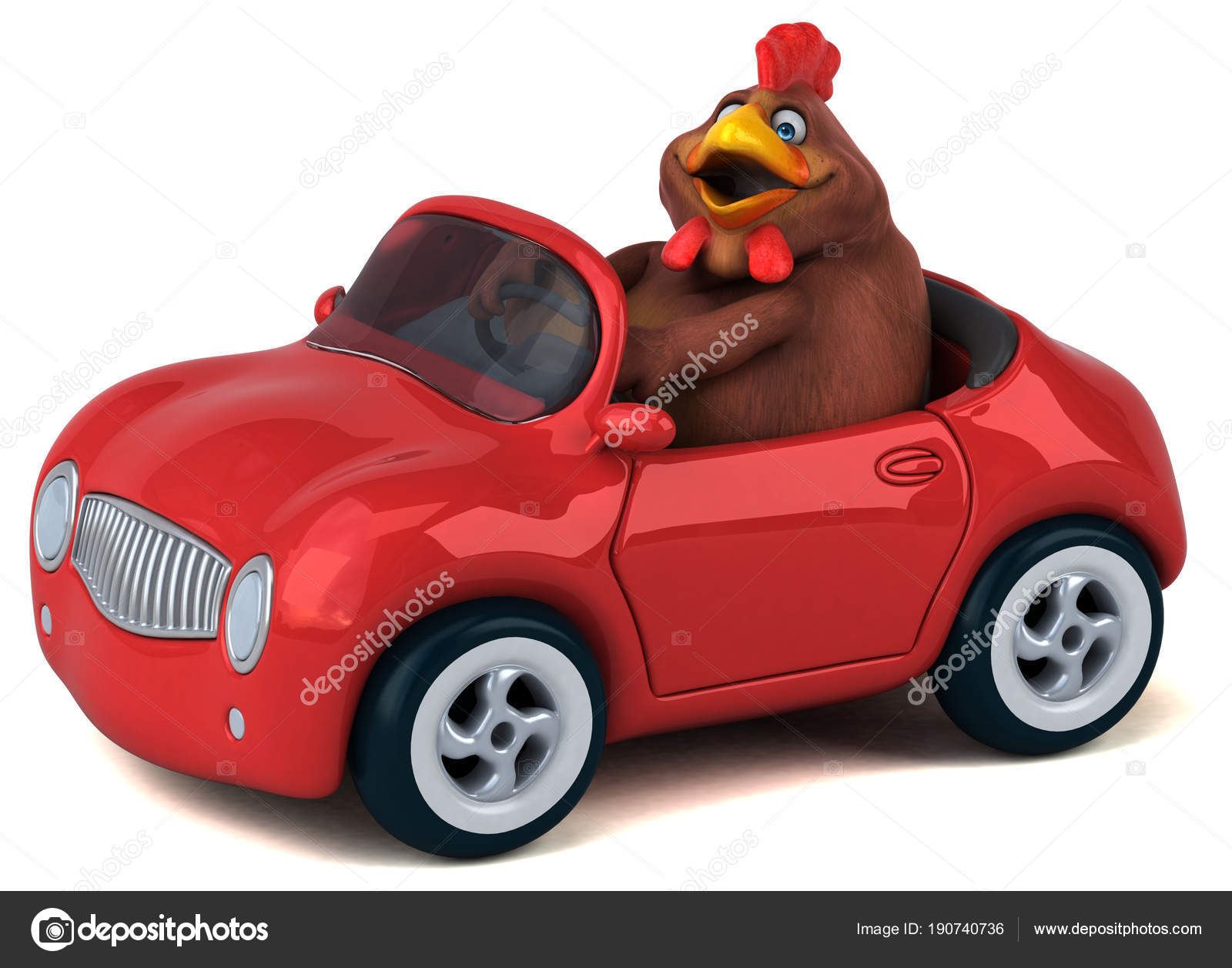 Fun Cartoon Character Car Illustration Stock Illustration by ©julos ...