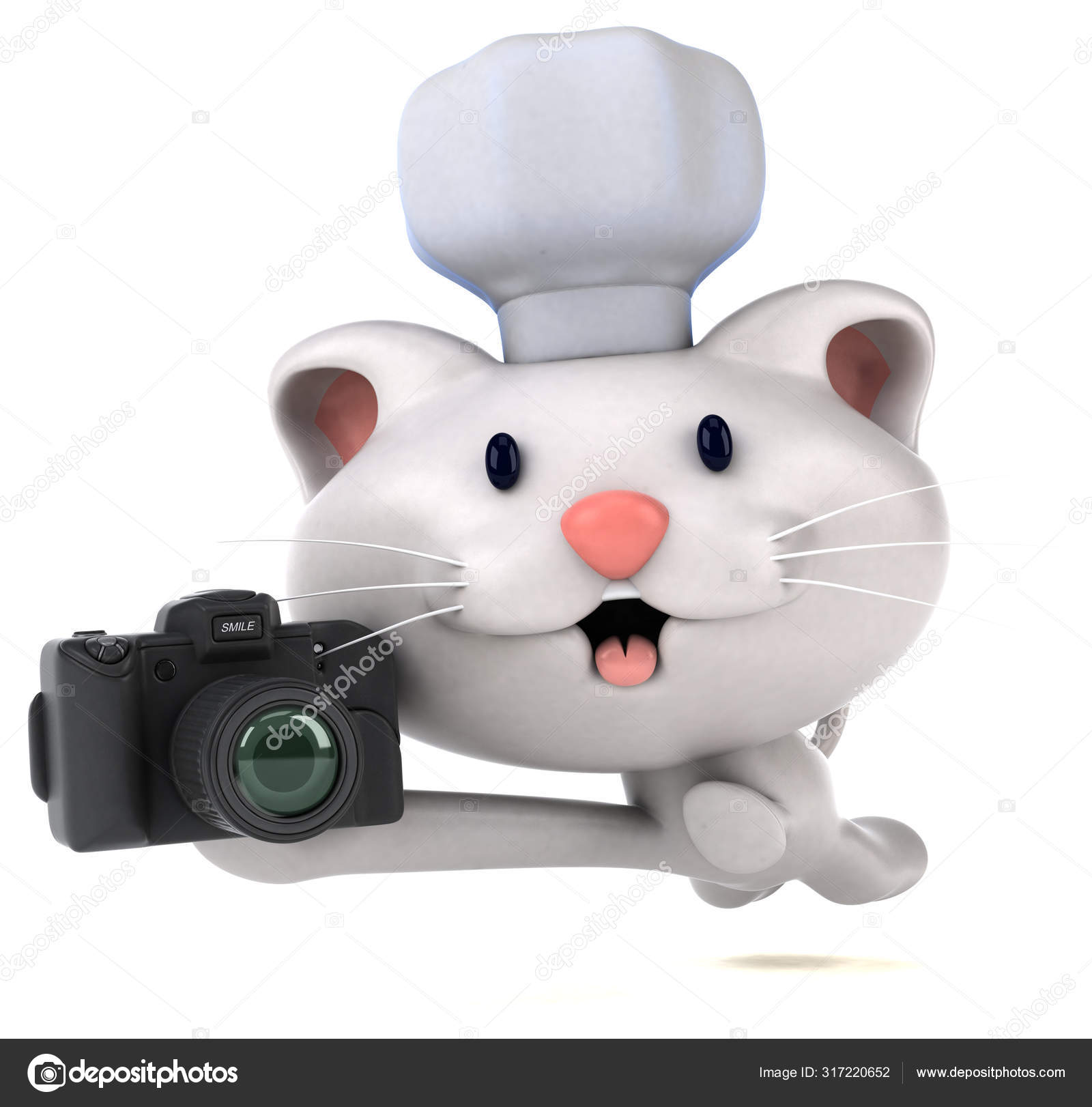 Fun Cartoon Character Camera Illustration — Stock Photo © julos #317220652