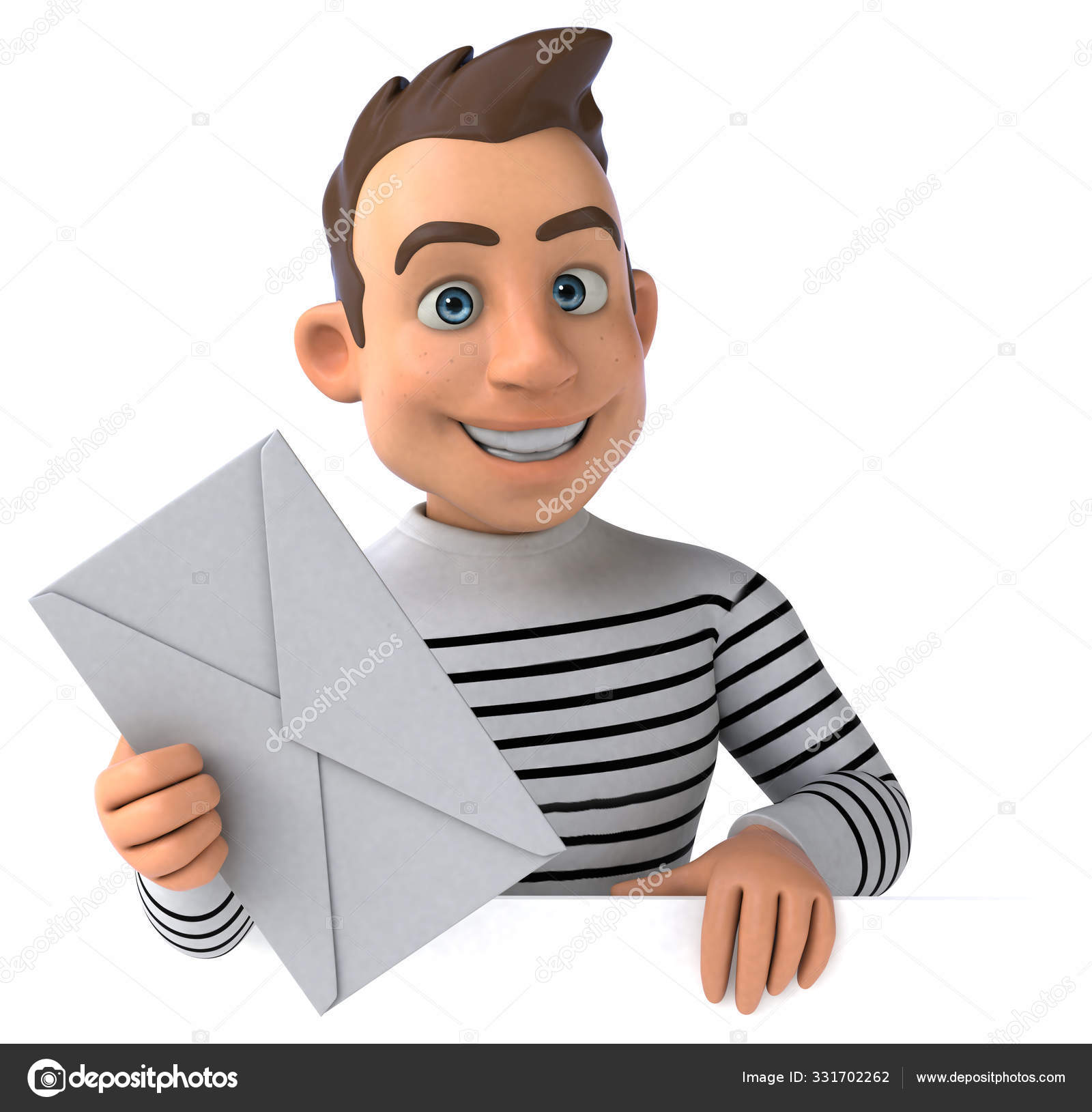 Envelopes Cartoon Characters