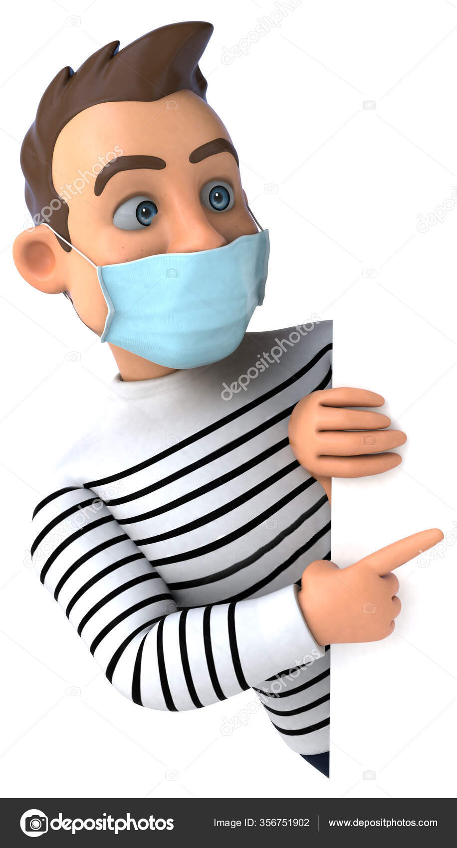 Illustration Cartoon Character Mask Stock Illustration by ©julos #356751902