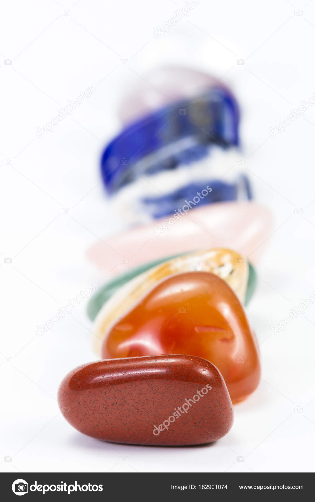 Chakra balancing stones — Stock Photo © wollertz #182901074