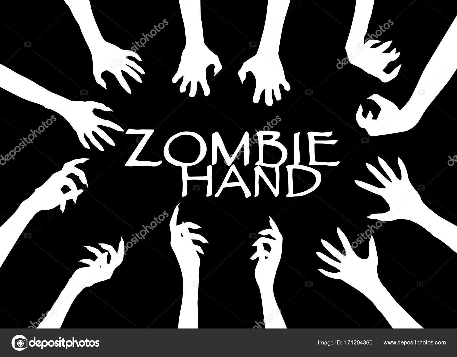 Zombie Hand Silhouette