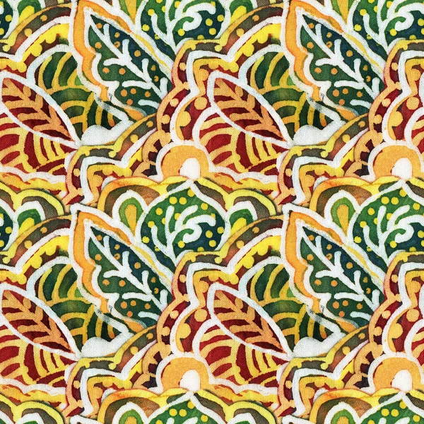 Intricate Batik Pattern Texture Fabric Seamless Pattern Hand Drawn ...
