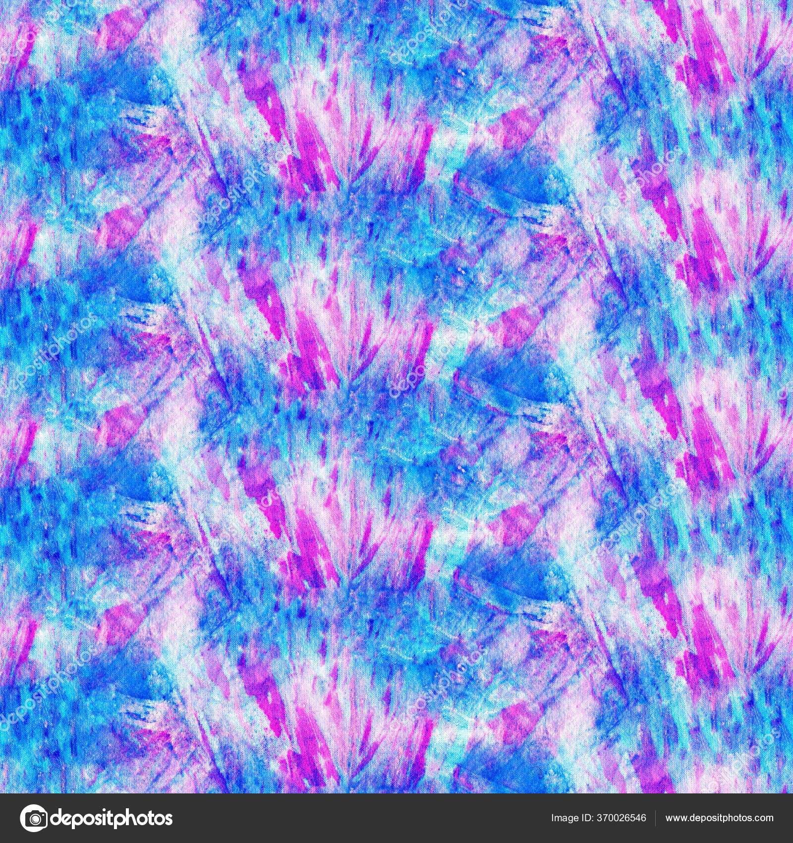 Seamless Tie Dye Pattern Red Blue Color White Silk Hand Stock Photo by ...