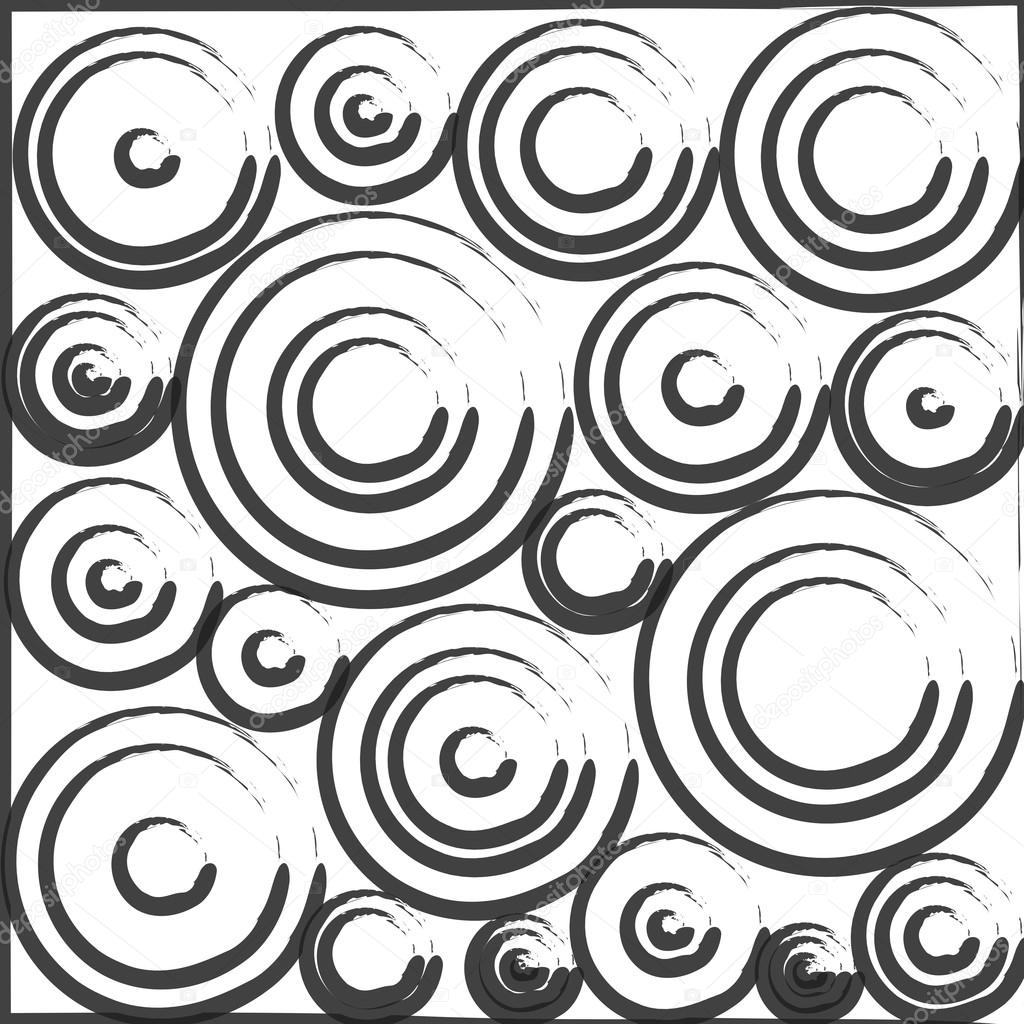 Rough Circles Pattern Background Stock Vector Image by ©baavli #126159746