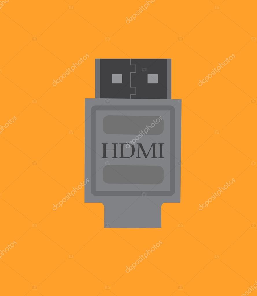 Vector de conector HDMI Vector de stock #127446396 de ©baavli