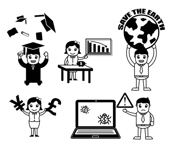 Cartoon student card Stock Vector Image by ©mocoo2003 #7846767