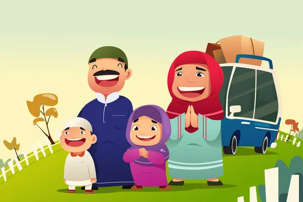 100,000 Arab family cartoon Vector Images | Depositphotos