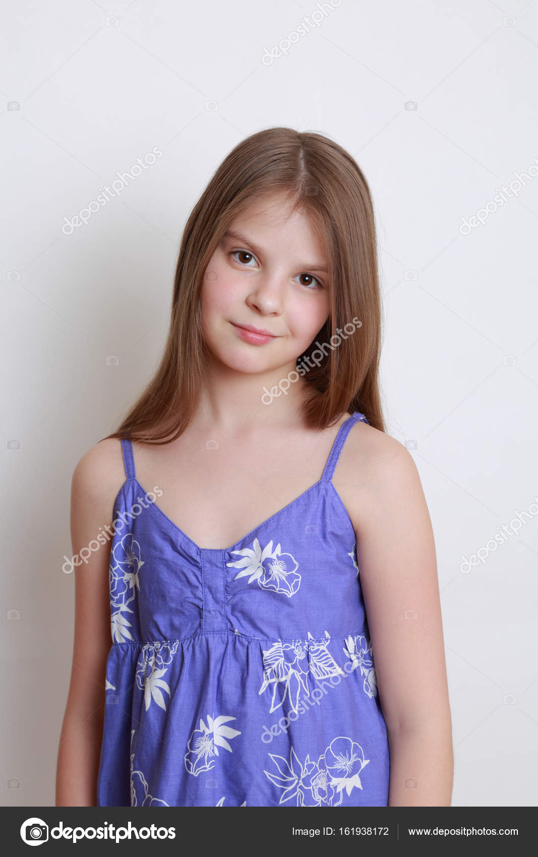 Studio Portrait Little Girl — Stock Photo © Mari1Photo #161938172