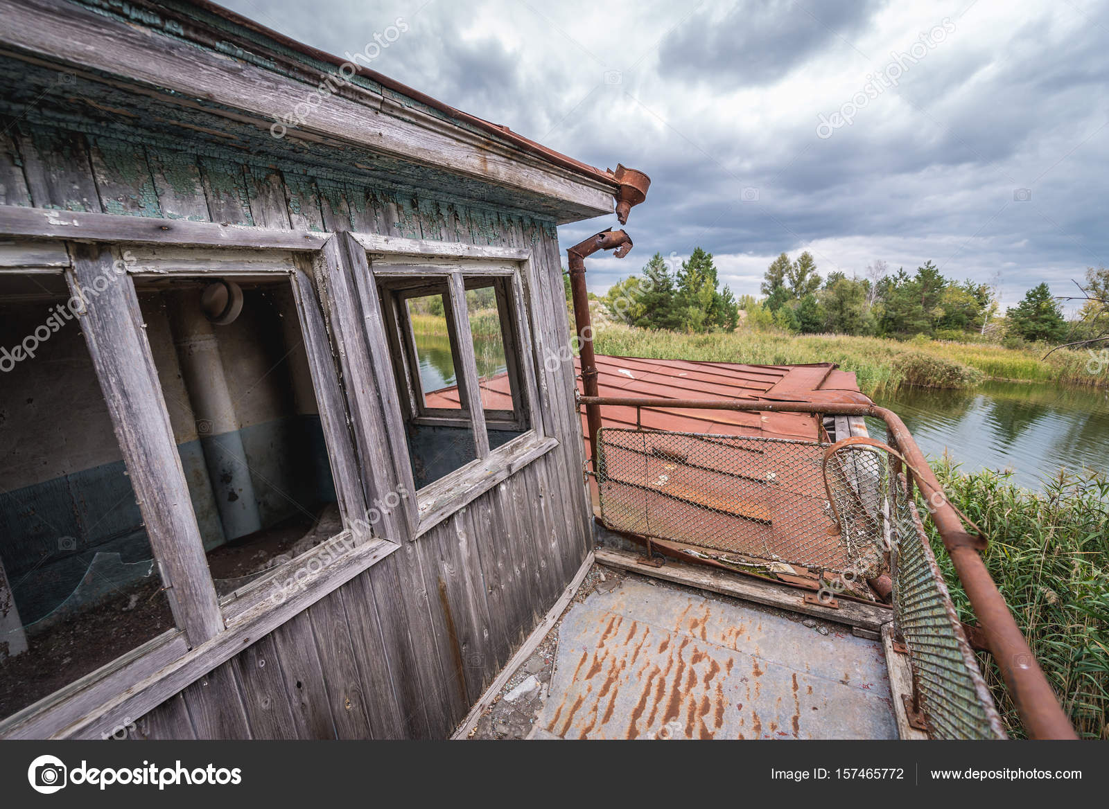 Pripyat in Ukraine — Stock Photo © fotokon #157465772