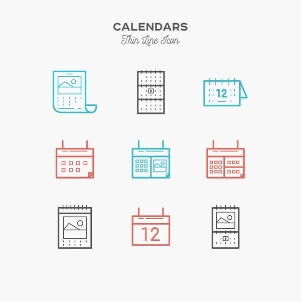 Outline icons thin flat design Stock Vector Image by ©sidmay #86456016