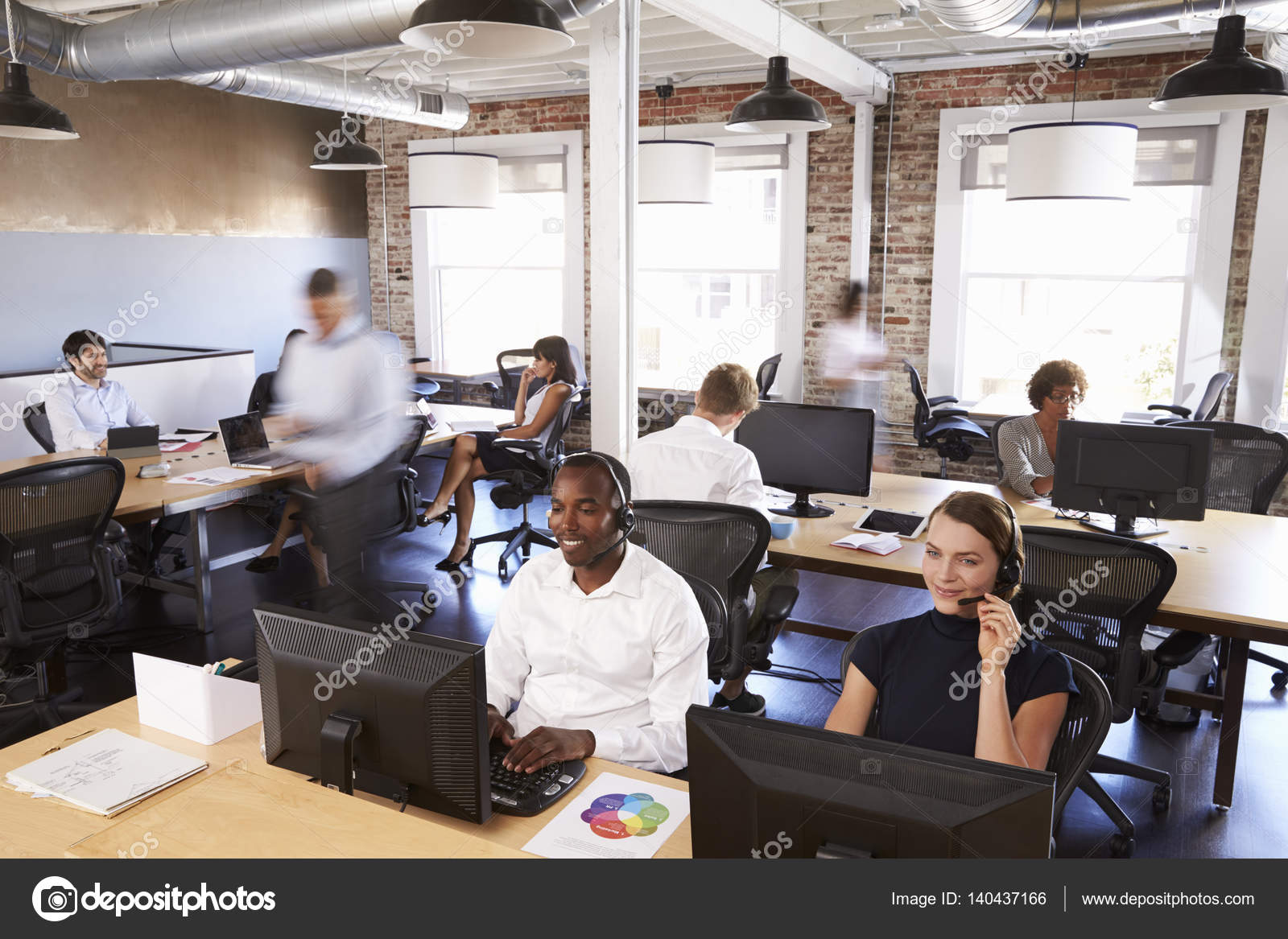Customer Service Department Stock Photo by ©monkeybusiness 140437166