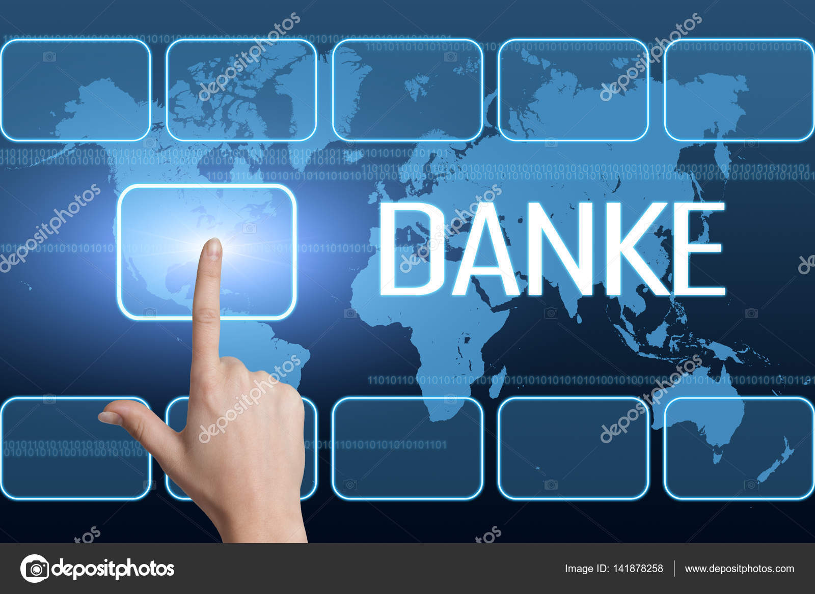 Danke text concept — Stock Photo © Mazirama #141878258
