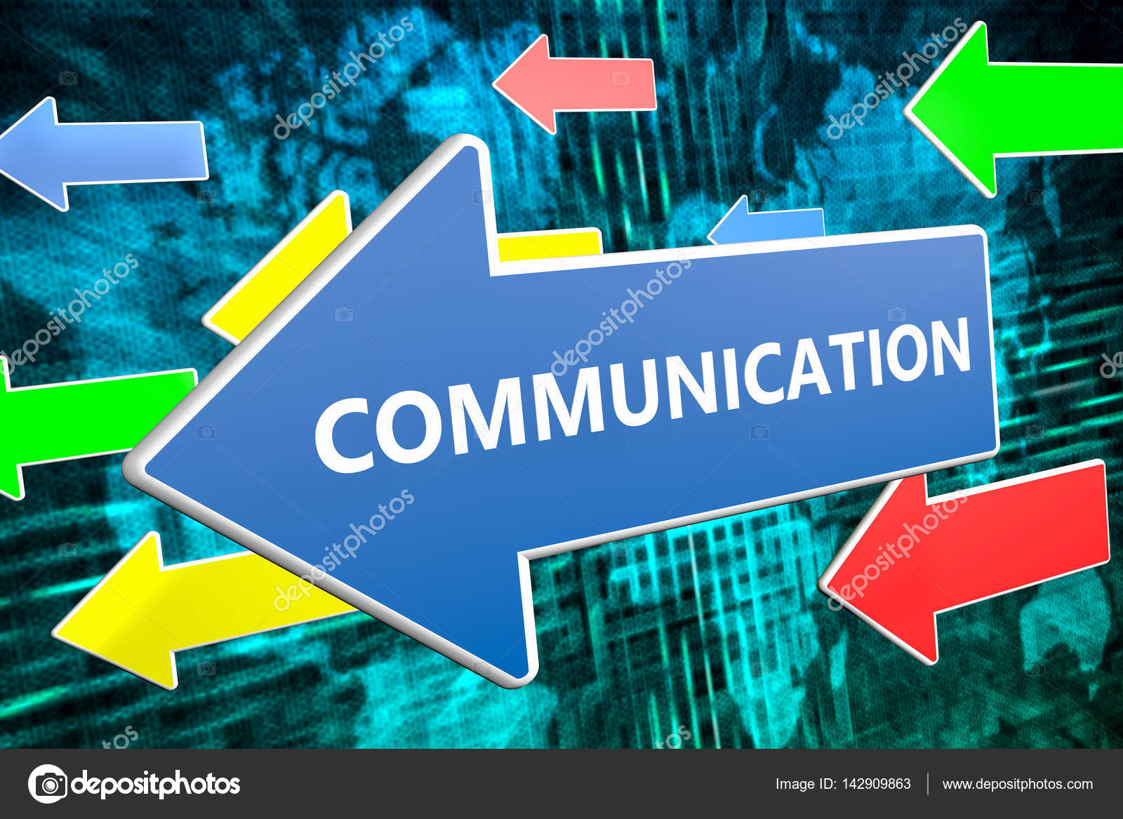 Communication text concept — Stock Photo © Mazirama #142909863