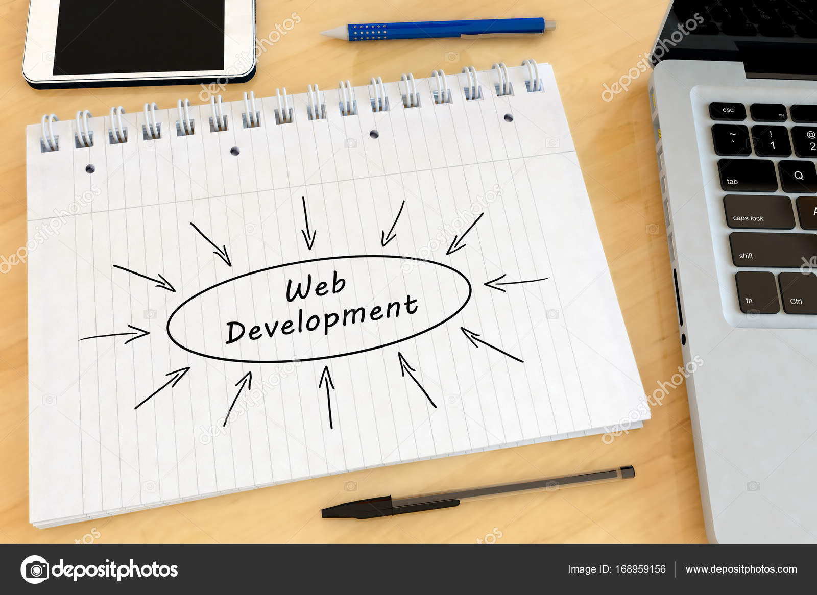 Web Development text concept — Stock Photo © Mazirama #168959156