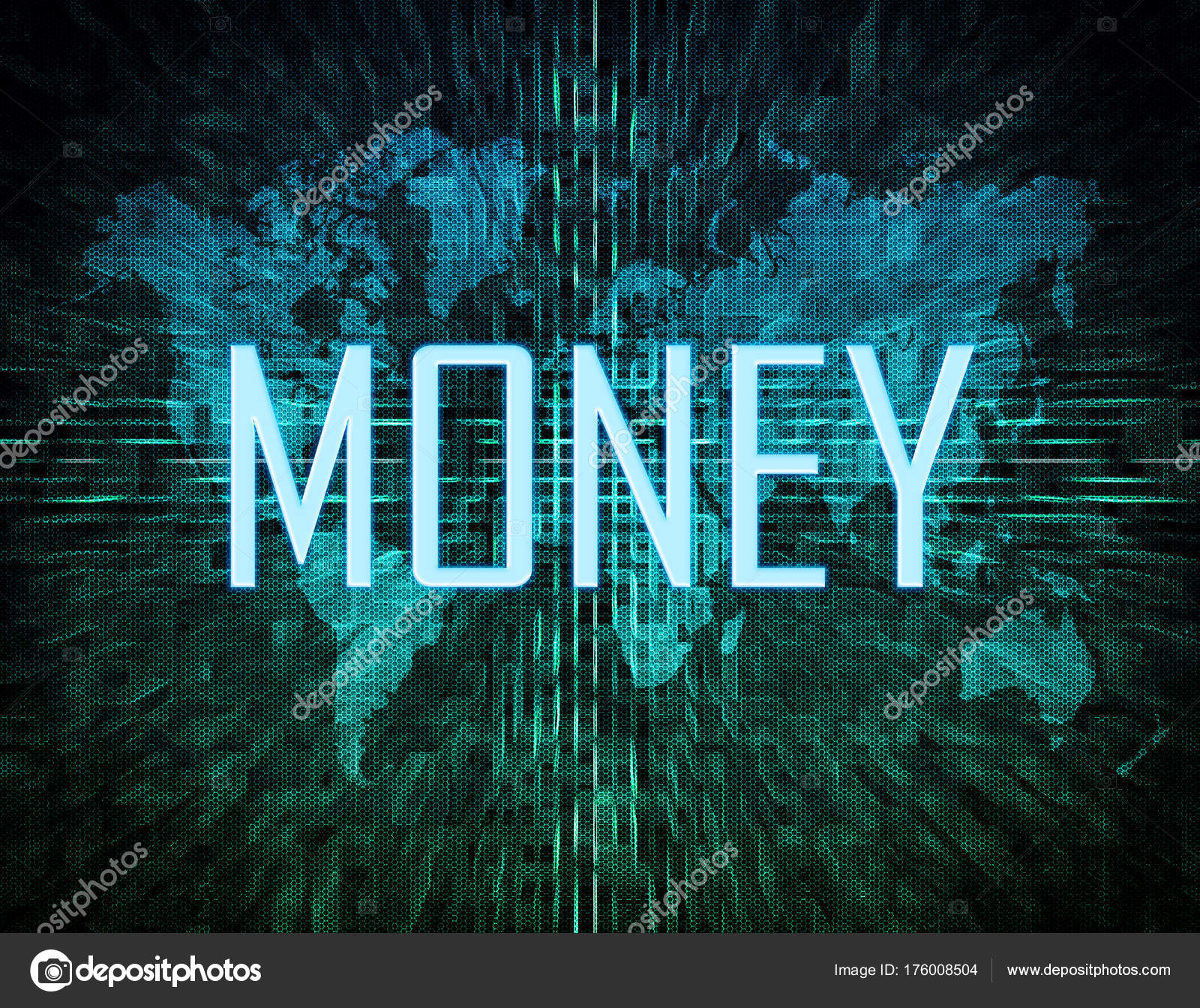 Money text concept — Stock Photo © Mazirama #176008504