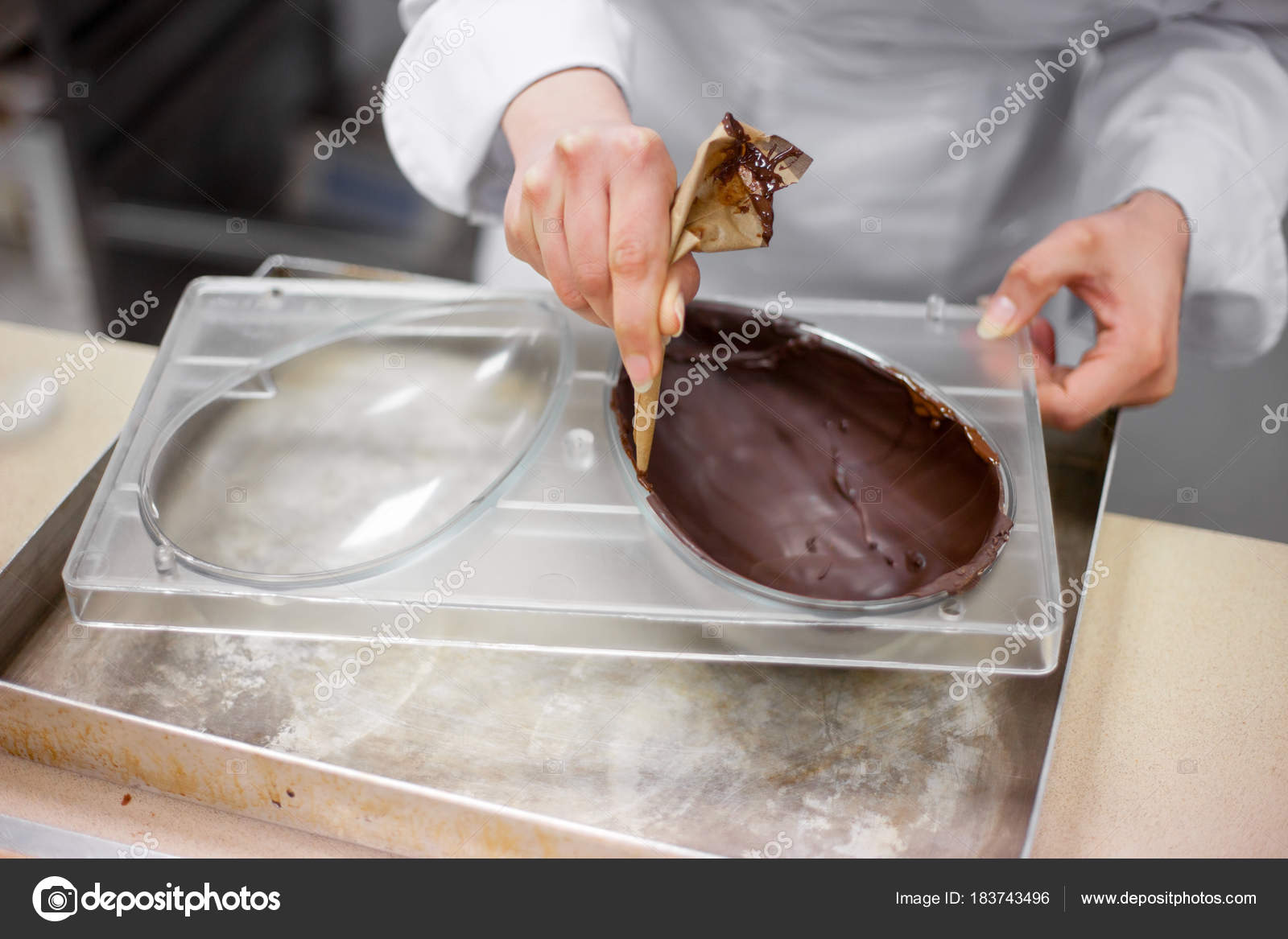 Making Chocolate In A Factory