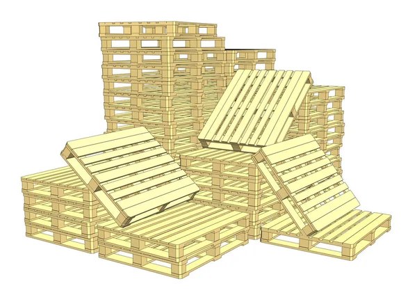 ᐈ Palet untuk vektor vectores de stock, ilustraciones tarimas de madera ...