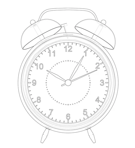 Retro alarm clock sketch — Stock Vector © lhfgraphics #13981745 Retro alarm clock sketch — Stock Vector © lhfgraphics #13981745