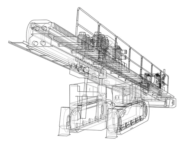 Horizontal directional drilling machine vector Stock Vector, Royalty ...