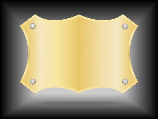 Gold Vector Name Plate Gold Name Plate Png Transparent Free Banner