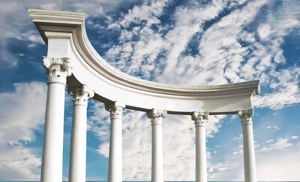 White greek columns Stock Photos & Royalty-Free Images | Depositphotos