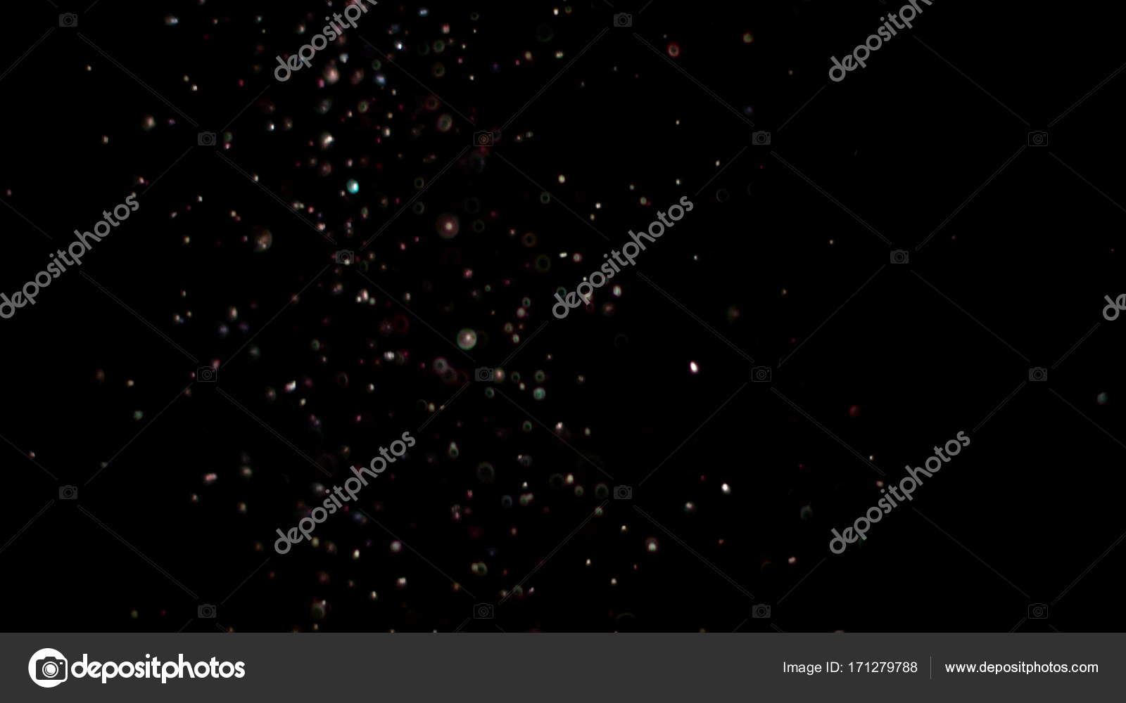 Realistic Glitter Exploding on Black Background. — Stock Photo ...