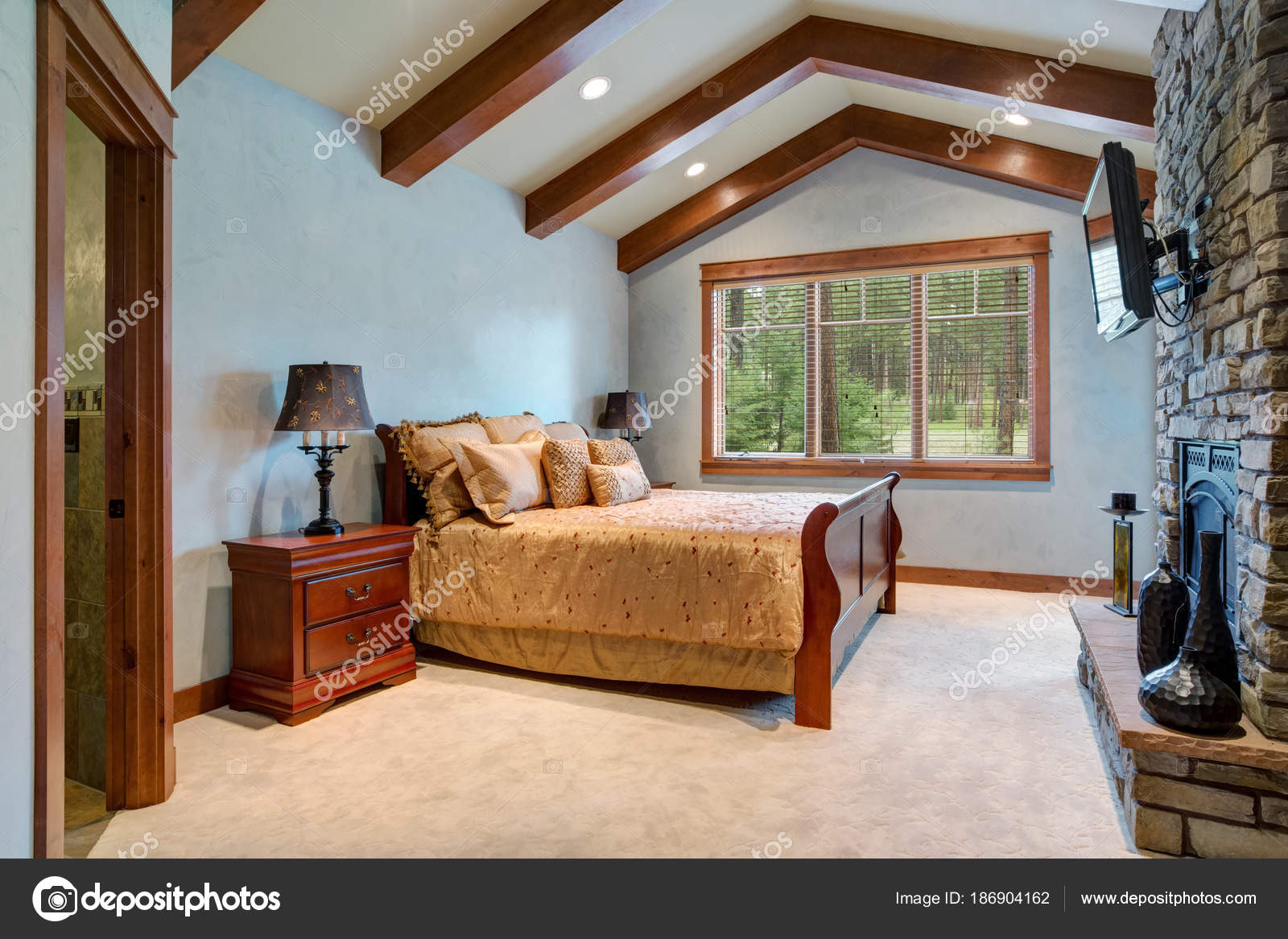 Cathedral Ceiling Bedroom
