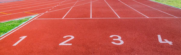 Running track numbers 1 2 3. - Stock Image - Everypixel