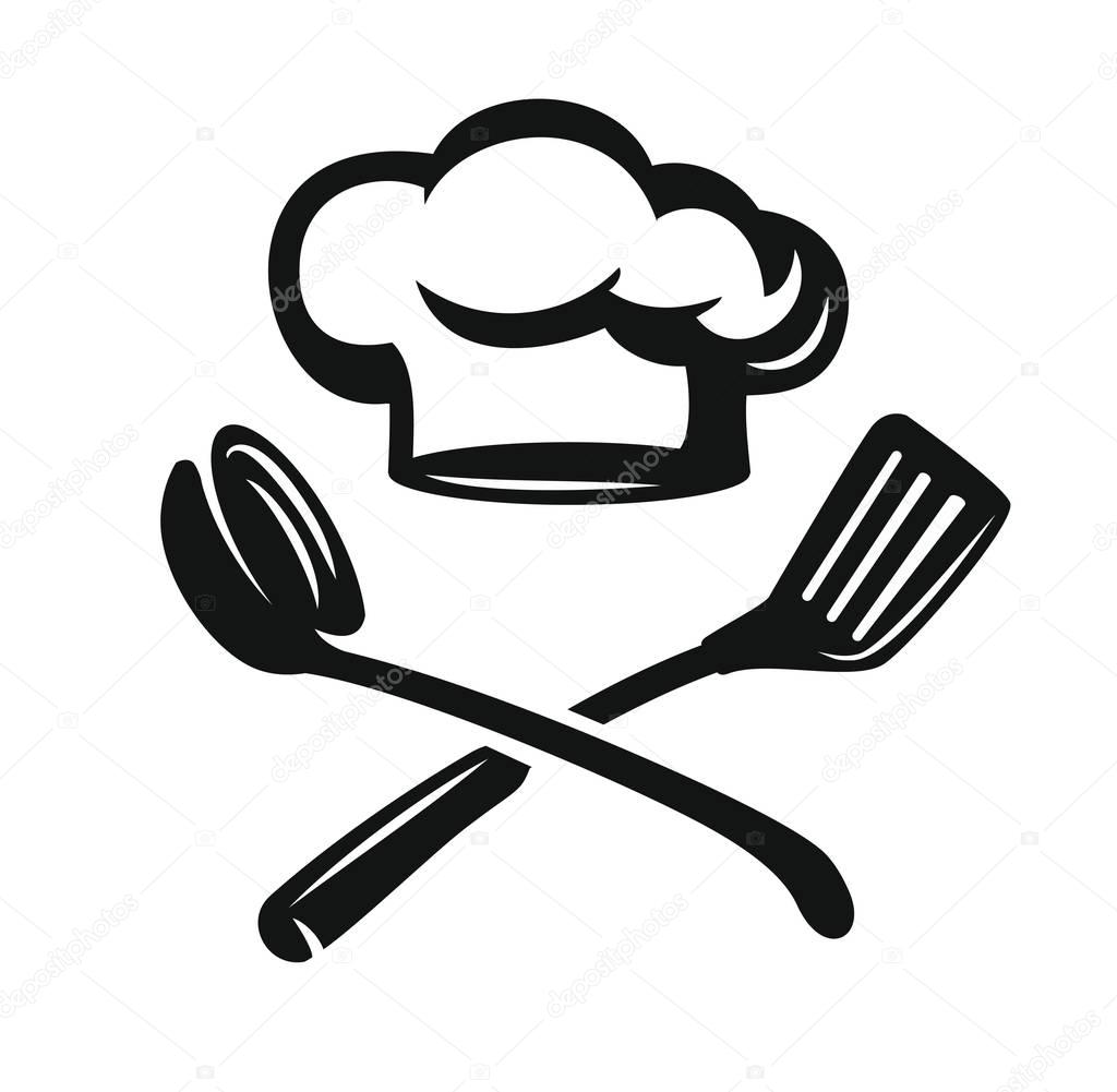 Chef hat with kitchen utensils — Stock Vector © bioraven #166541840 Chef hat with kitchen utensils — Stock Vector © bioraven #166541840